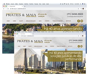 Website Prates Maia Advogados